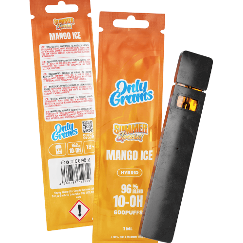 Only Grams Superior 96% 10-OH Blend Vape - Mango Ice